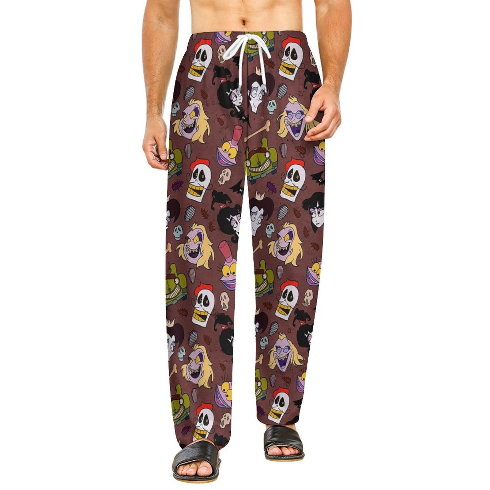 Cartoon Beetlejuice Pajama Long Pants Sleepwear Sleep Pants for Teen ...