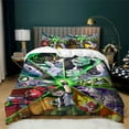 Cartoon Ben Duvet Cover Set Ultra Soft Breathable Bedding Set Queen ...