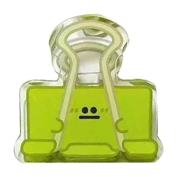Cartoon Big Eye Acrylic Paper Clip 45mm Paper Clamps File Paper Clip ...