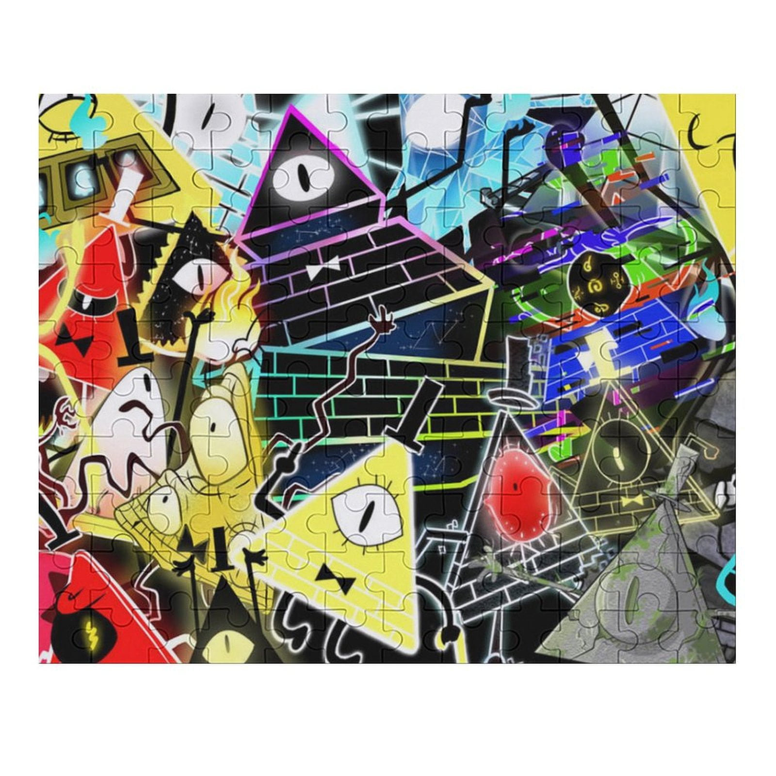 Cartoon Bill Cipher Gravity Falls Jigsaw Puzzles Interlocking Puzzles ...