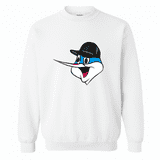 Cartoon Billy The Marlin Sports Mascot Retro Ocean Theme Sweatshirt up ...