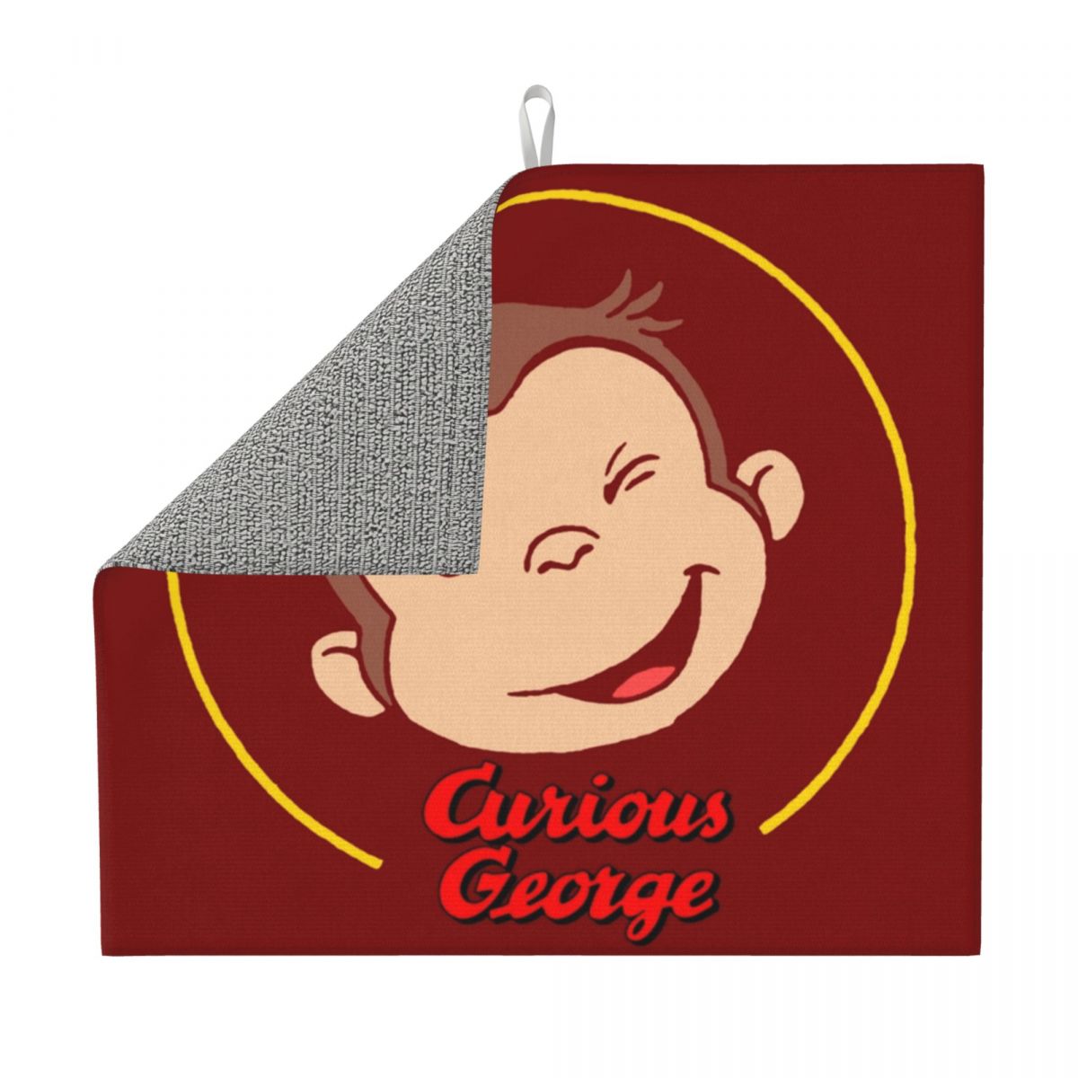 Curious George Monkey Manga Dish Drying Mat for Kitch Super Absorbt ...