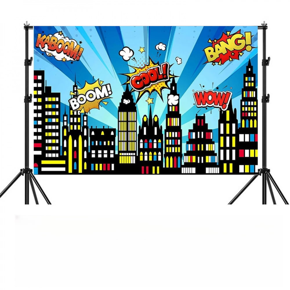 Cartoon Birthday Decorations,Spider Backdrops for Party Decorations ...