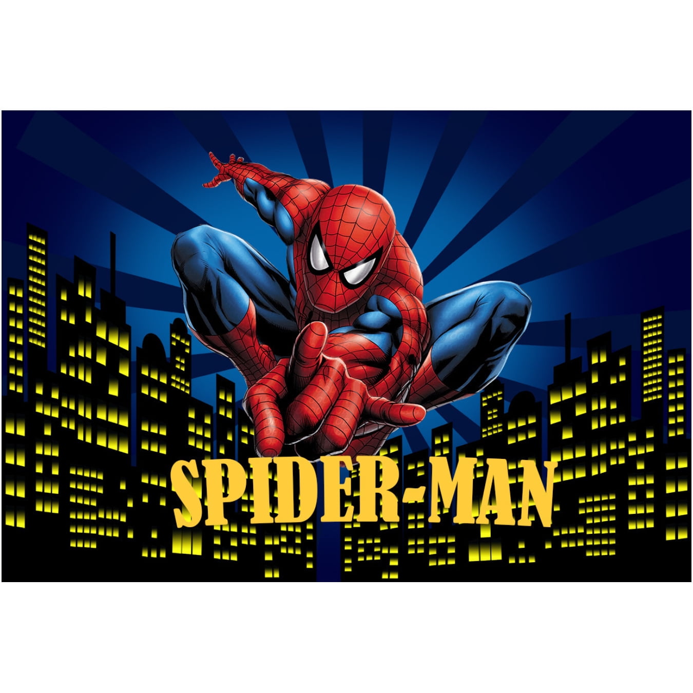 Cartoon Birthday Decorations,Spider Backdrops for Party Decorations ...