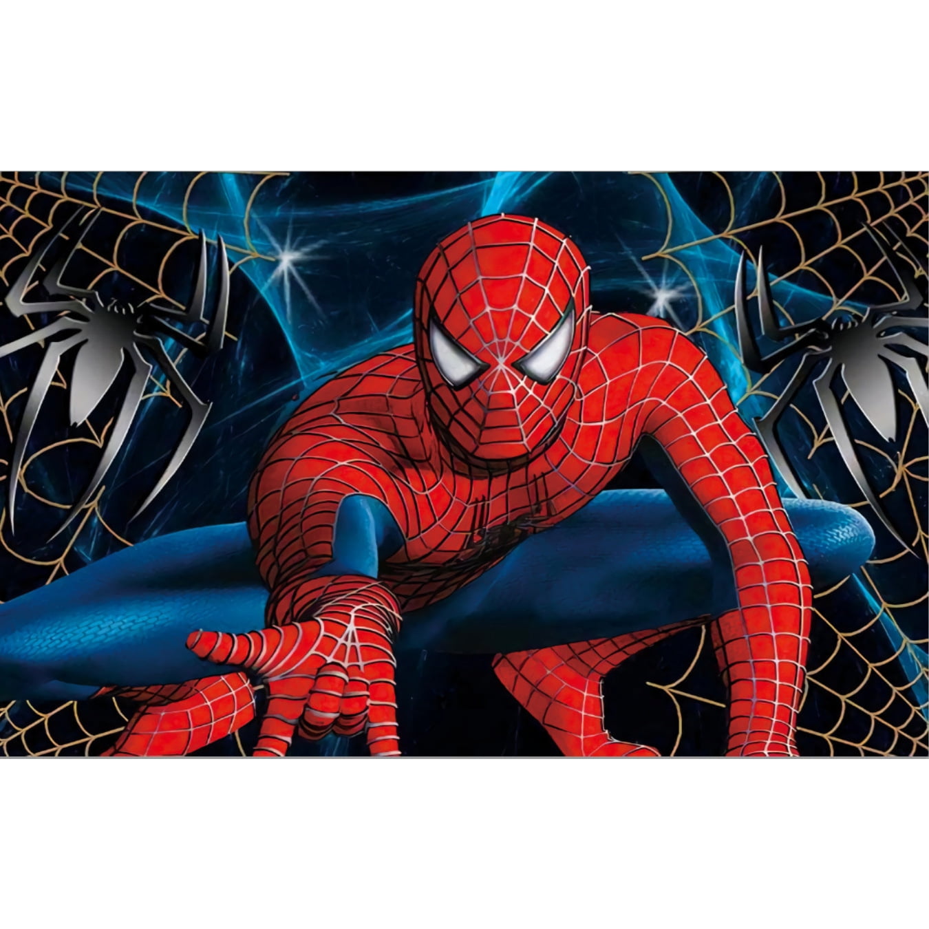 Cartoon Birthday Decorations,Spider Backdrops for Party Decorations ...