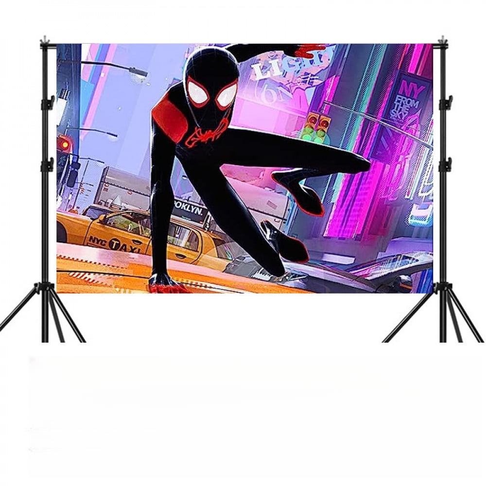 Cartoon Birthday Decorations,Spider Backdrops for Party Decorations ...