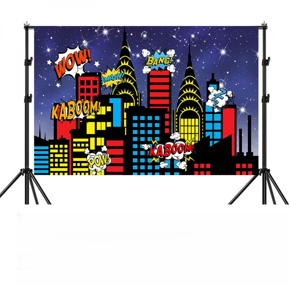 Cartoon Birthday Decorations,Spider Backdrops for Party Decorations ...