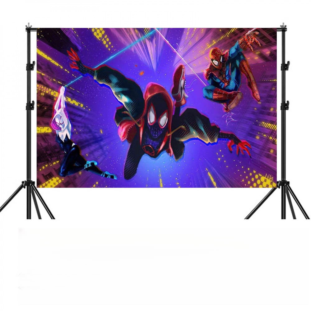 Cartoon Birthday Decorations,Spider Backdrops for Party Decorations ...