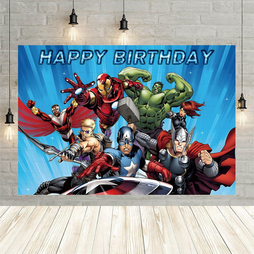 Cartoon Birthday Decorations,Spider Backdrops for Party Decorations ...