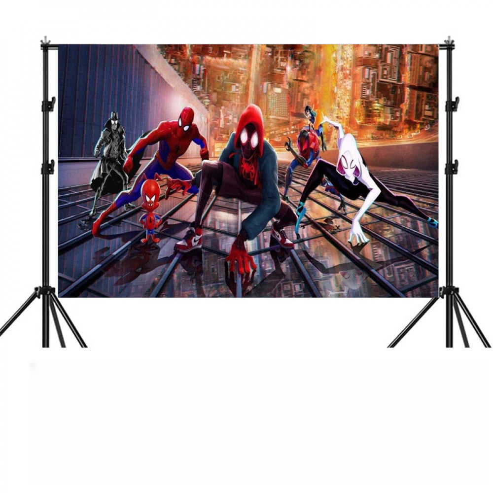 Cartoon Birthday Decorations,Spider Backdrops for Party Decorations ...