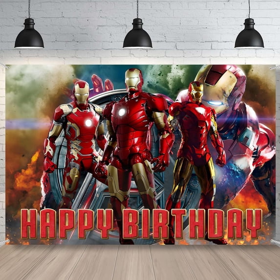 Cartoon Birthday Decorations,Spider Backdrops for Party Decorations ...