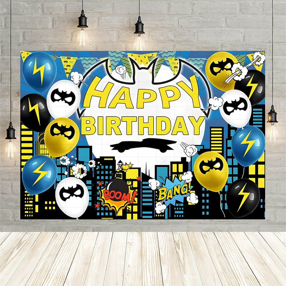 Cartoon Birthday Decorations,Spider Backdrops for Party Decorations ...