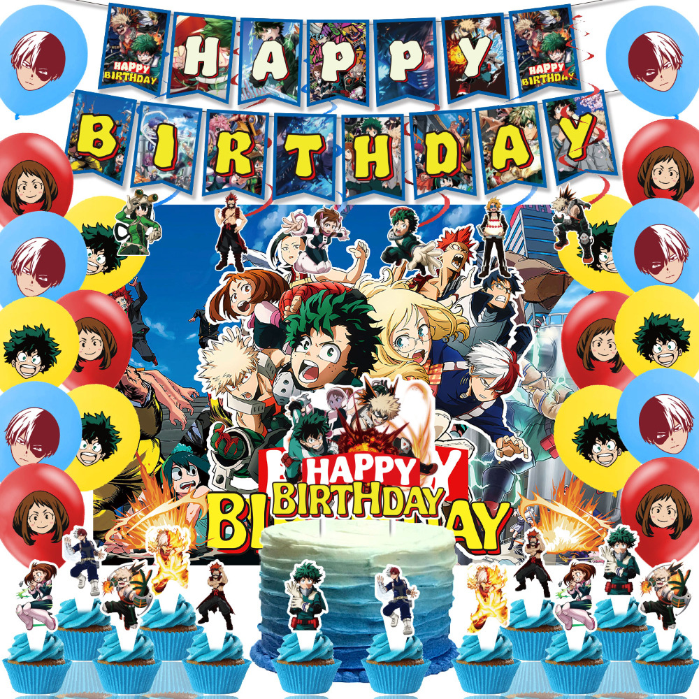 Cartoon Birthday Party Supplies,Cartoons Theme Party Decoration Set for ...