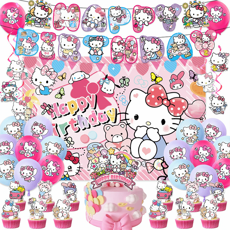 Cartoon Birthday Party Supplies,Cartoons Theme Party Decoration Set for ...