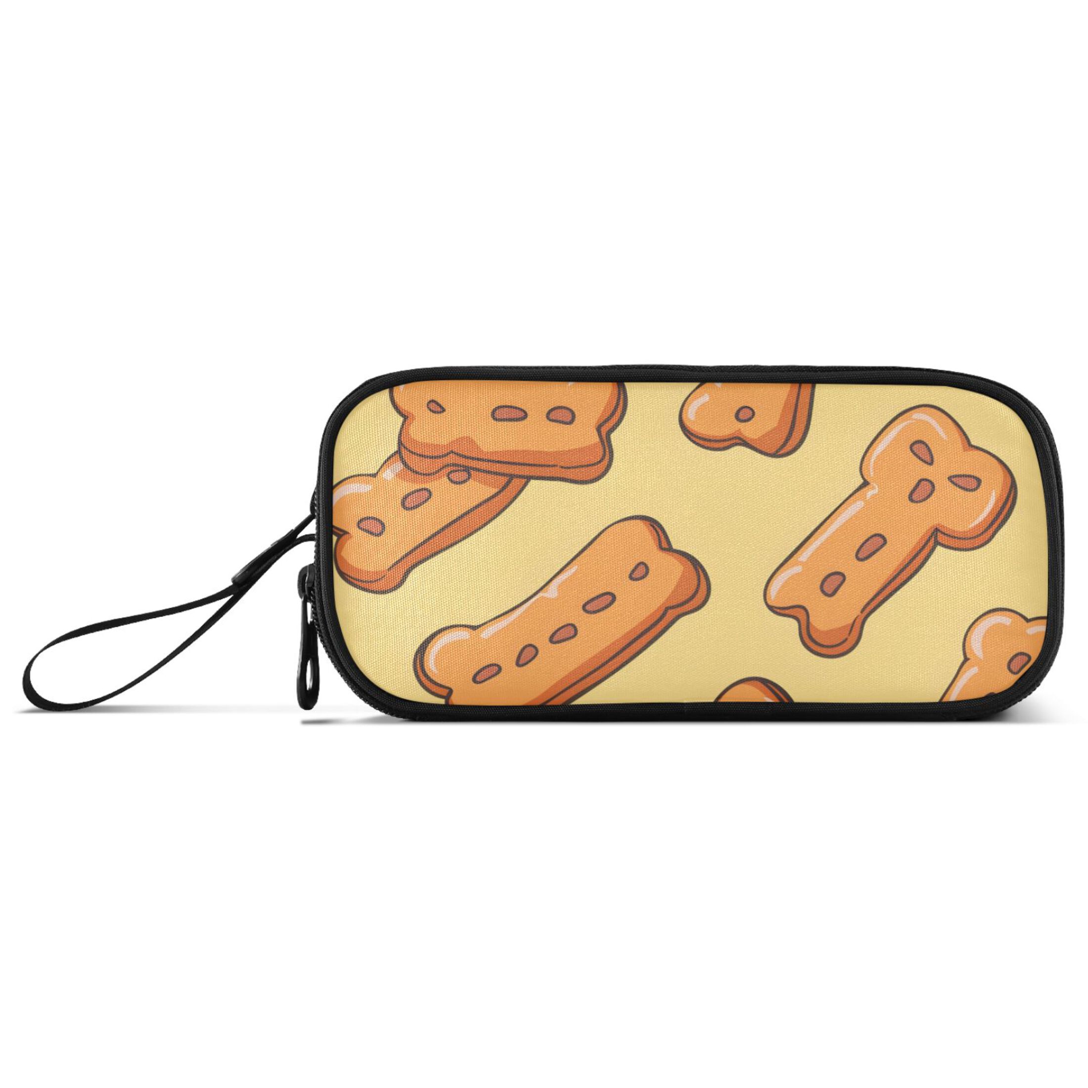 Cartoon Biscuits Cute Pencil Case Stationary Holder Pen Bag Pencil ...