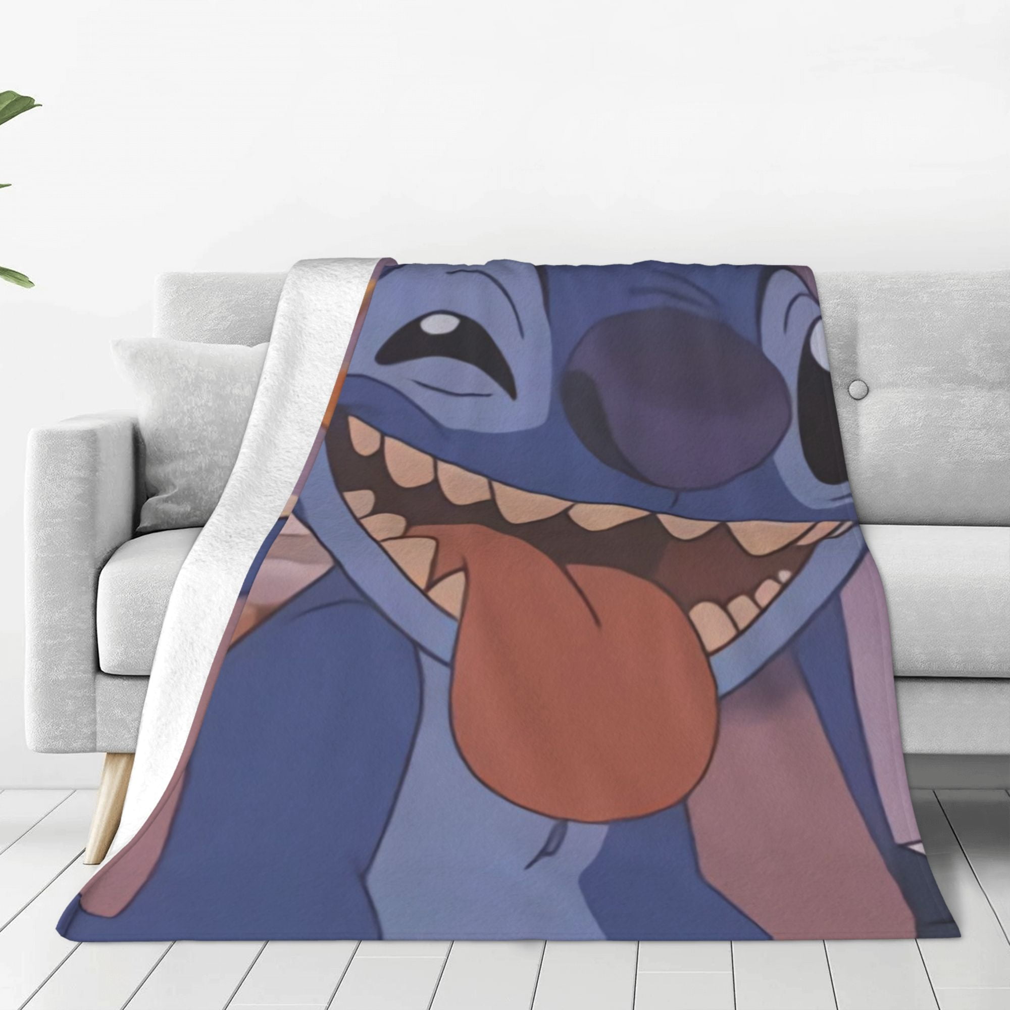 Cartoon Blanket Cute Cartoon Flannel Blanket, Family Anime Fan Sofa Bed ...