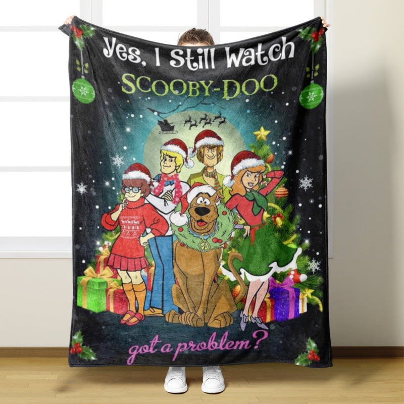 Cartoon Blanket Scooby-Doo Blanket Flannel Throw Blanket Nap Blanket ...