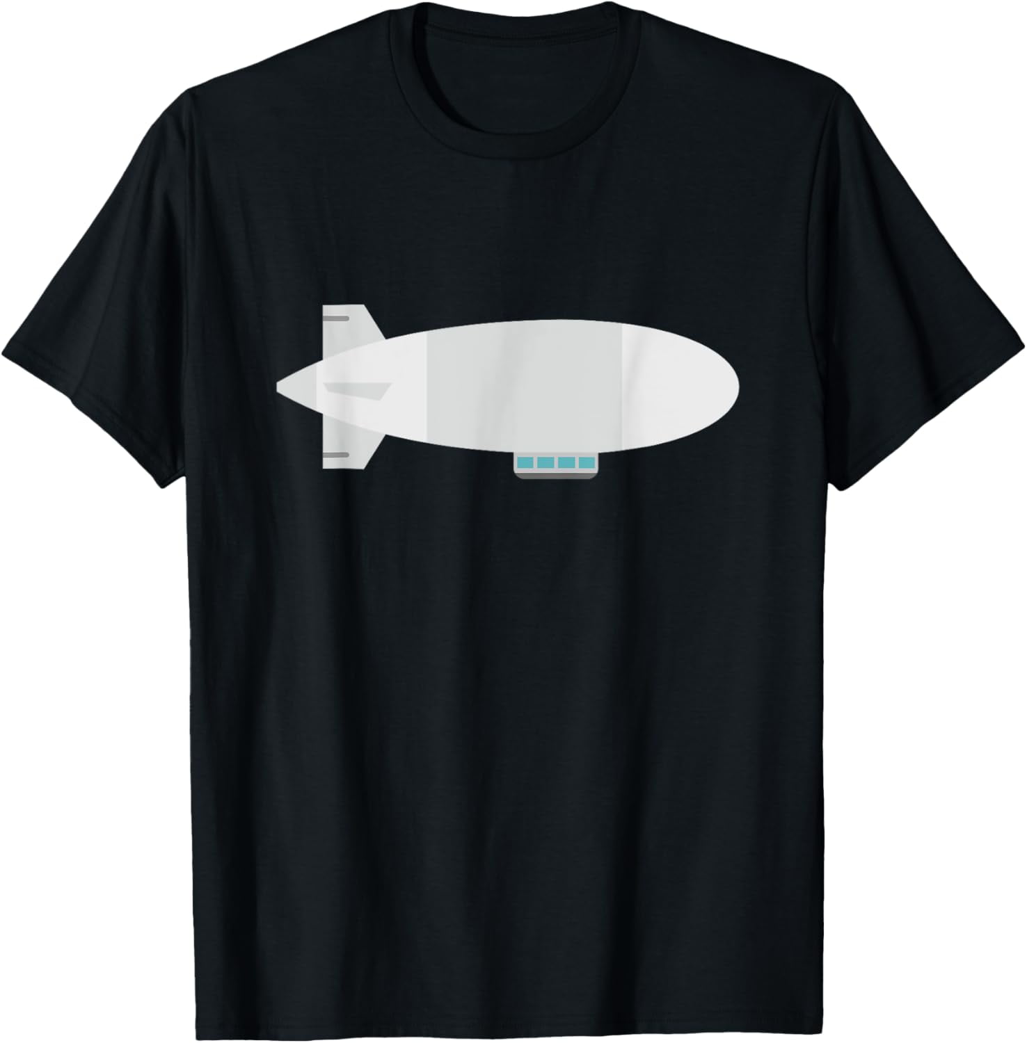Cartoon Blimp T-Shirt - Walmart.com