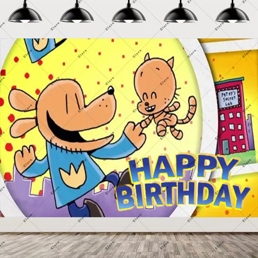 Cartoon Blue-Dogs&Man Theme Birthday Party Decor Supplies The Best ...