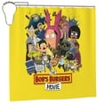 Cartoon Bob's Burgers Shower Curtain Cute Anime Shower Curtain ...