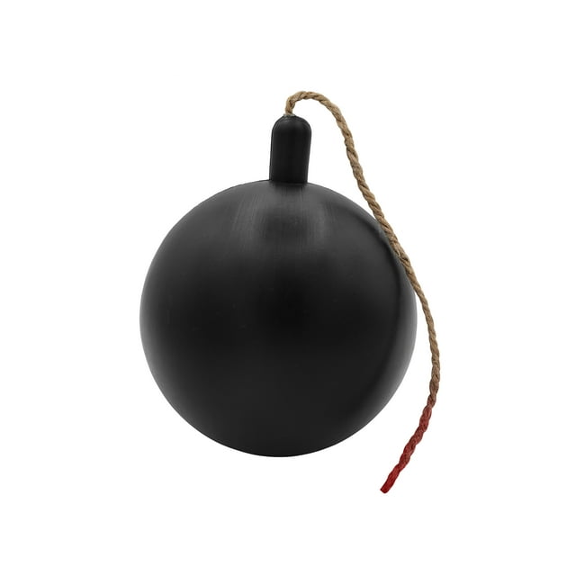 Cartoon Bomb Prop for Costumes Fake Plastic Cannonball with Twine Wick ...