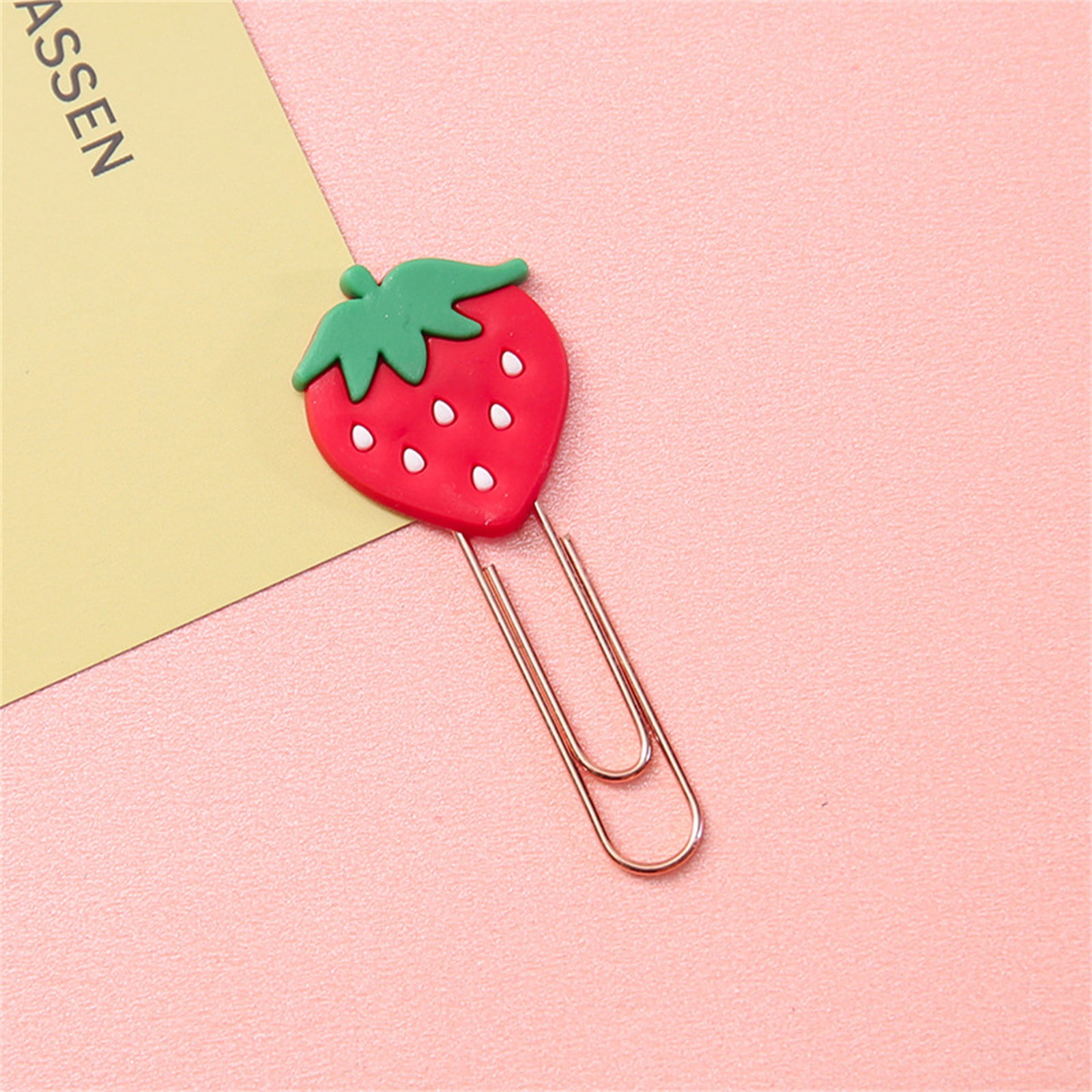 Cartoon Bookmarks (10Pcs) I Strawberry Clearance! 3D Stereo Kawaii ...