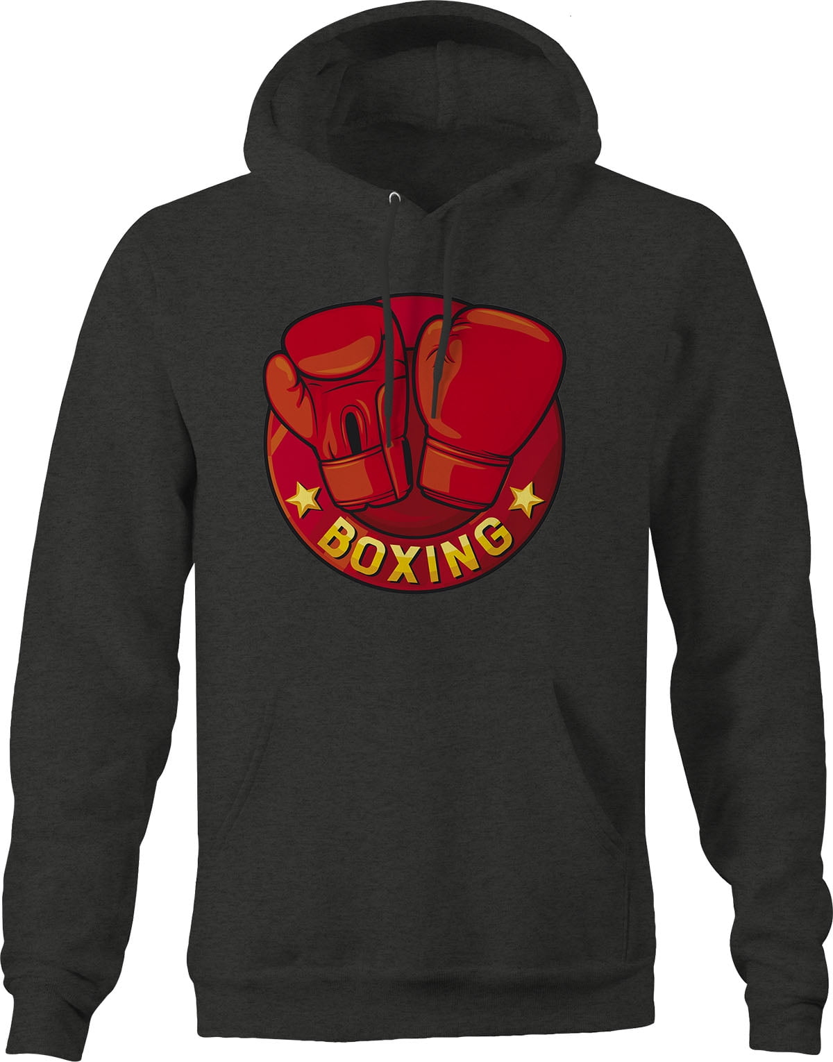 Cartoon Boxing Sweatshirt for Men Small Dark Grey - Walmart.com