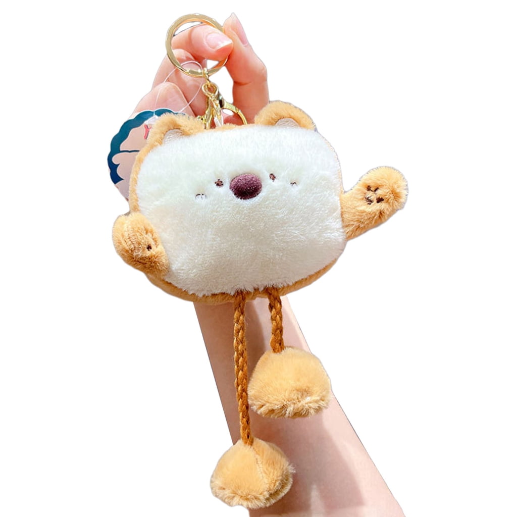 Cartoon Bread Keyring Keychain Elegant Pendant for Handbags and Car Key ...