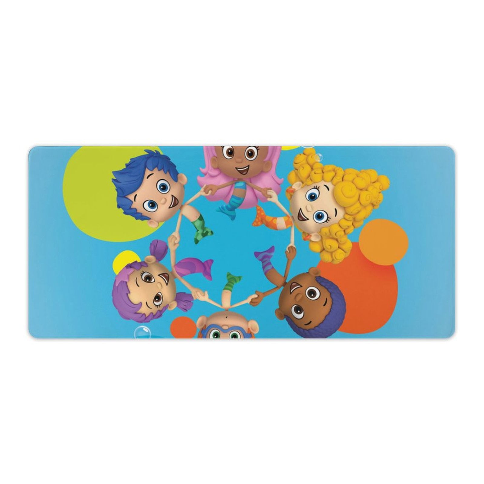 Cartoon Bubble Guppies Mouse Pad No-sliped Large Mousepad Extended ...