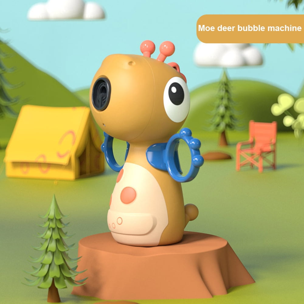 Cartoon Bubble Machine for Kids Baby Cute Animal Bubble Gun Handheld ...
