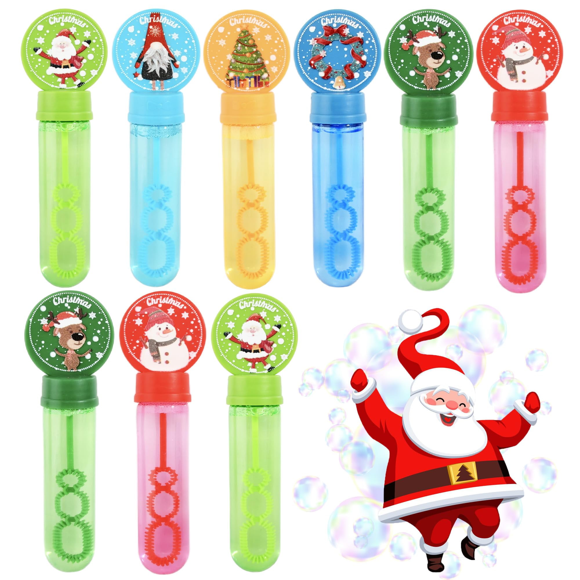 Cartoon Bubble Toys for Kids,Small Bubble Wands Bulk,9 Mini Bubble ...