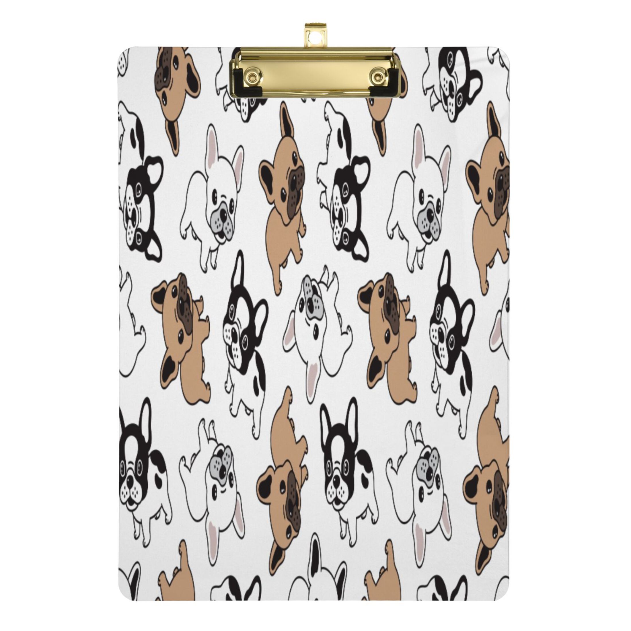 Cartoon Bulldogs Acrylic Clipboards A4 Standard Letter Size Clipboard ...