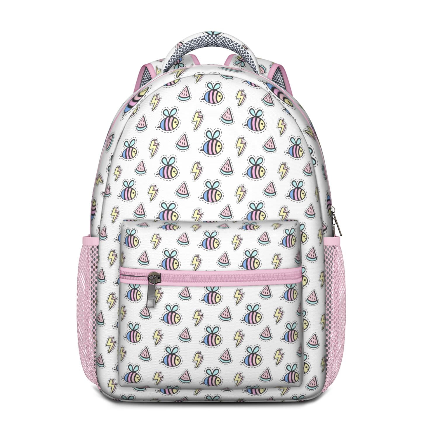 Cartoon Bumble Bee School Backpack – Cute Honeybee Pattern with ...