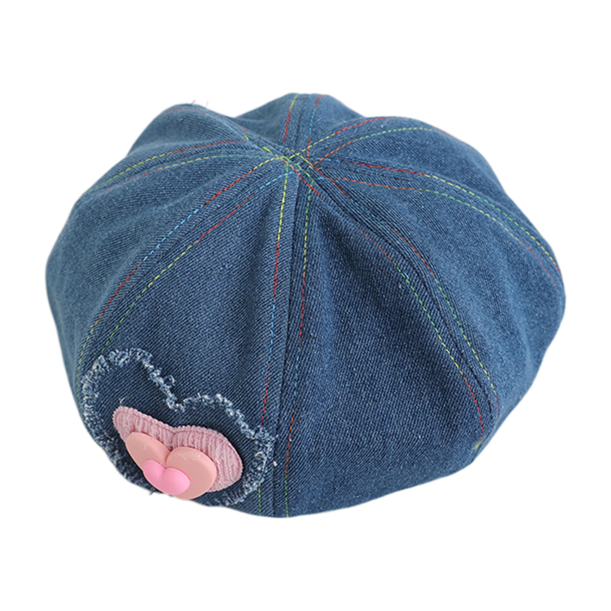 Cartoon Bunny Heart Artist Beanie Cap Painter Beret for 3-6 Years ...