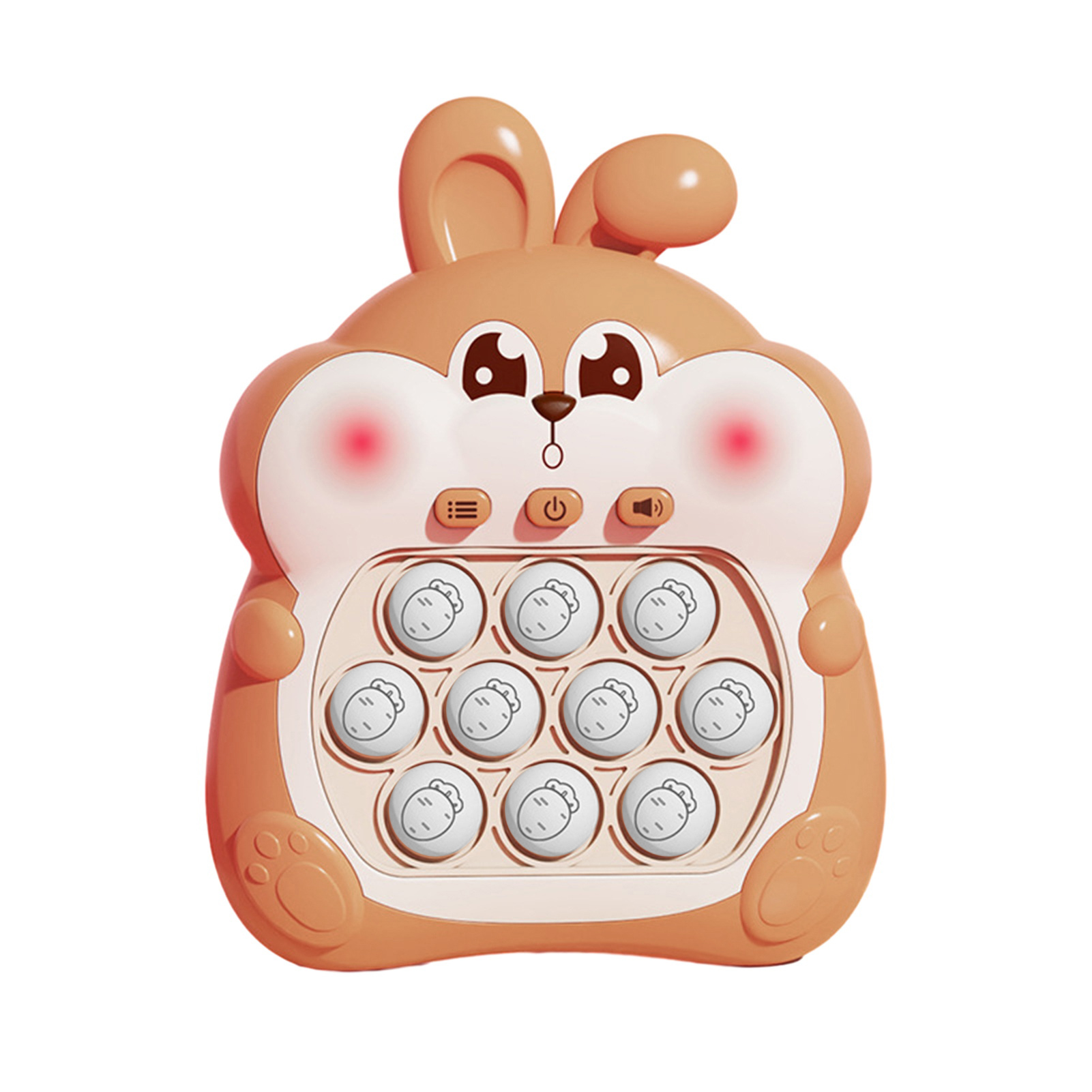 Cartoon Bunny Push Bubble Game Light-Up 999 Levels Early Educational ...