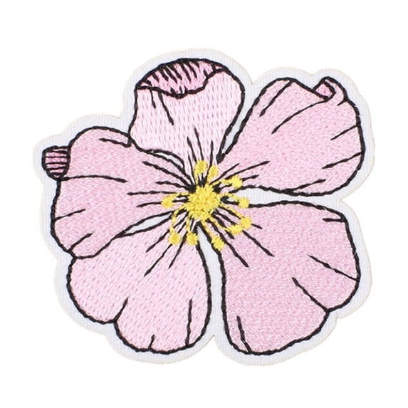 Cartoon Bus Sew On Patches Embroidery Patches Flowers Iron On Patches ...