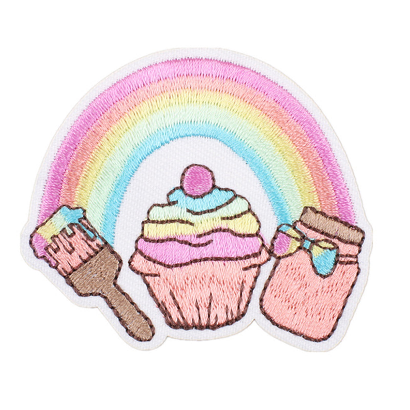 Cartoon Bus Sew On Patches Embroidery Patches Flowers Iron On Patches ...