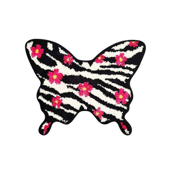 Cartoon Butterfly Household Carpet Living Room Carpet Bedroom Beside ...