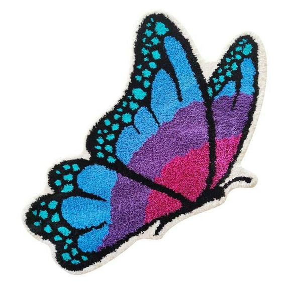 Cartoon Butterfly Household Carpet Living Room Carpet Bedroom Beside ...