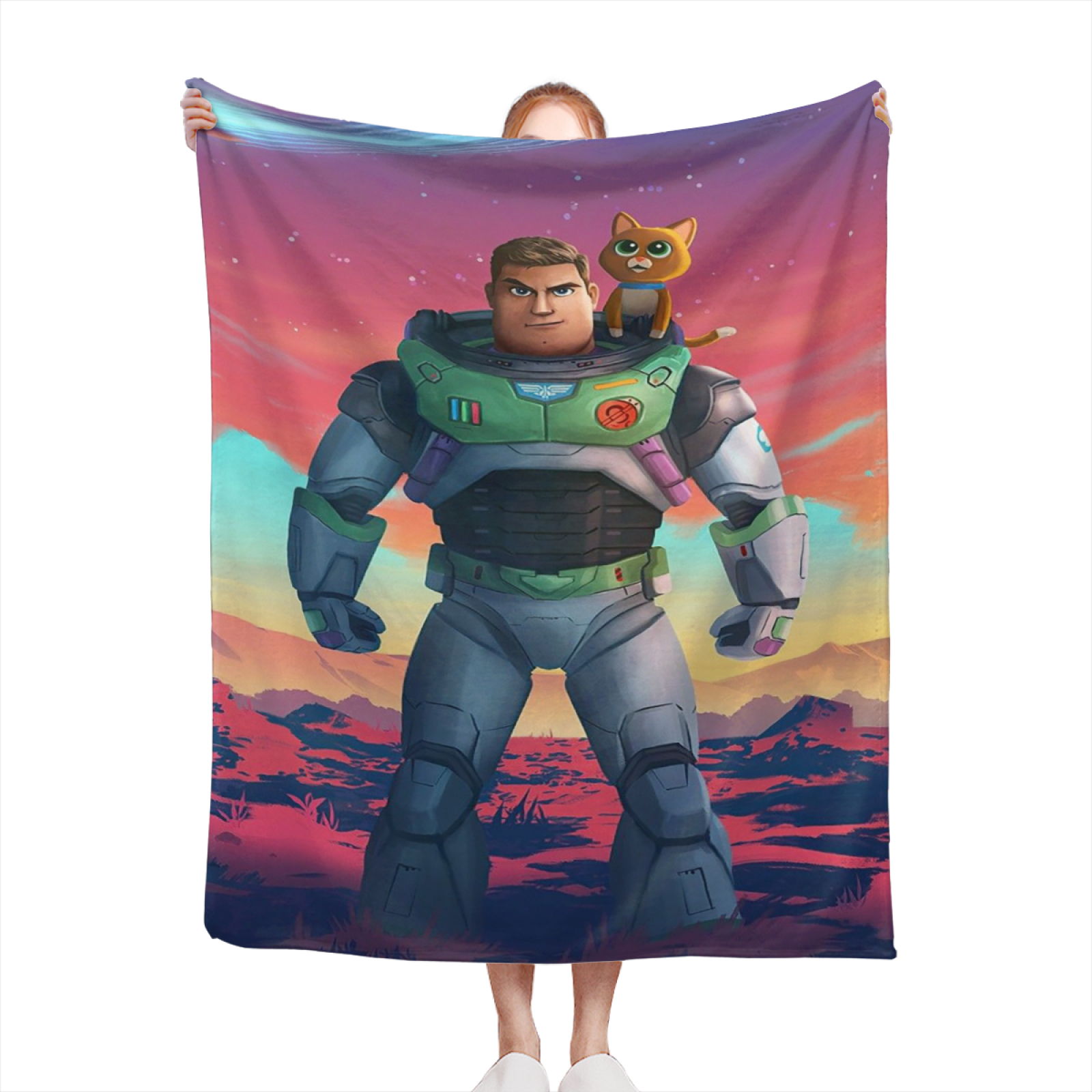 Cartoon Buzz Lightyear Blanket Cute Design Super Soft Cozy Blanket ...