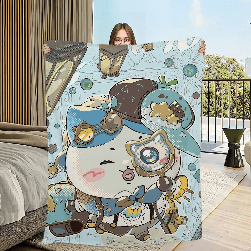 Cartoon C-ChiikawaS Cute Blanket Soft Comfortable Nap Plush Suitable ...