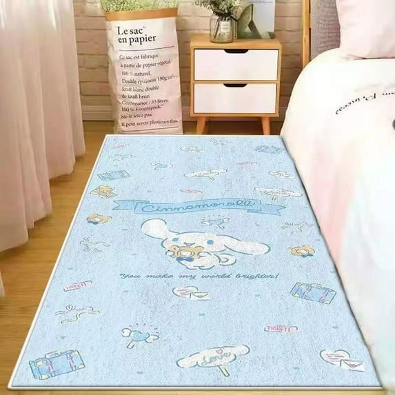 Cartoon CNMR Big-ear Dog Home Carpet Bedroom Bedside Rug Living Room ...