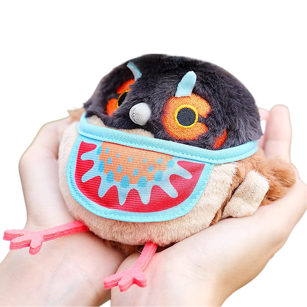 Cartoon Cabot's Tragopan Bird Stuffed Animal Plush Toy, Bird Plushies ...