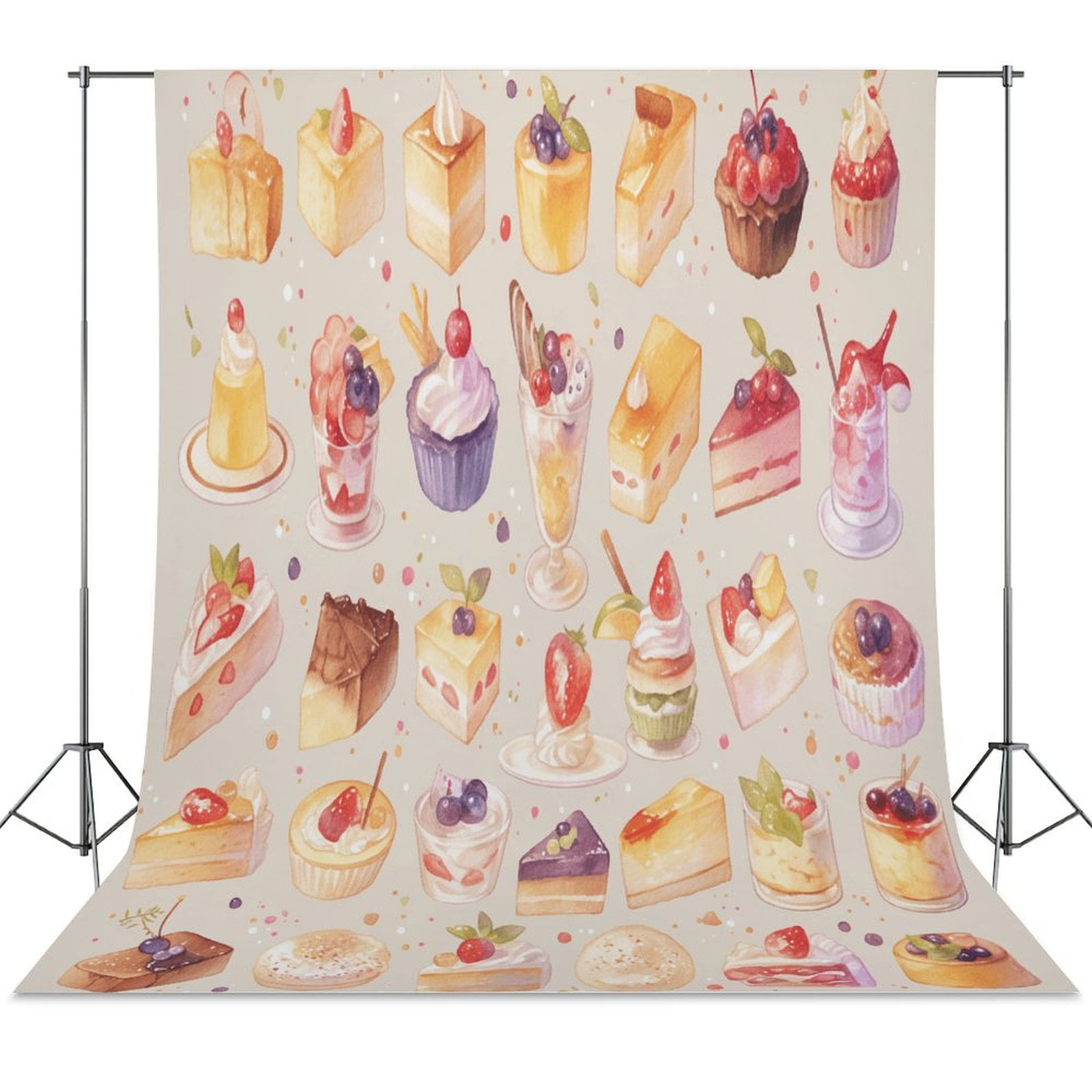 Cartoon Cake Backdrop Background for Photography Photo Booth Backdrop ...