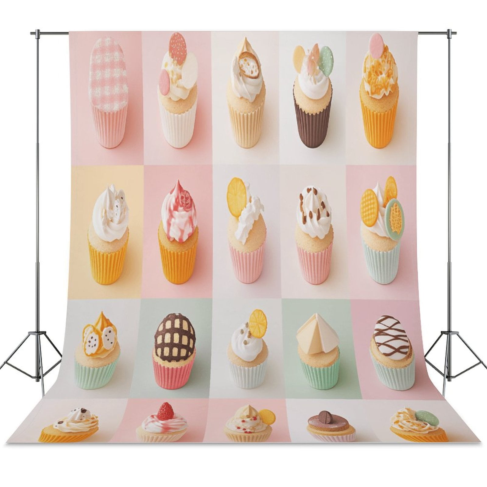 Cartoon Cake Backdrop Background for Photography Photo Booth Backdrop ...