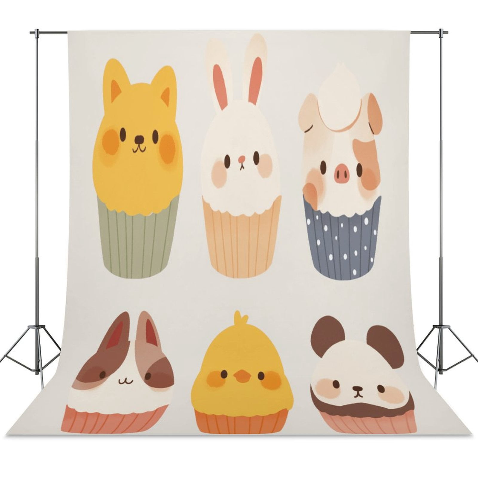 Cartoon Cake Backdrop Background for Photography Photo Booth Backdrop ...