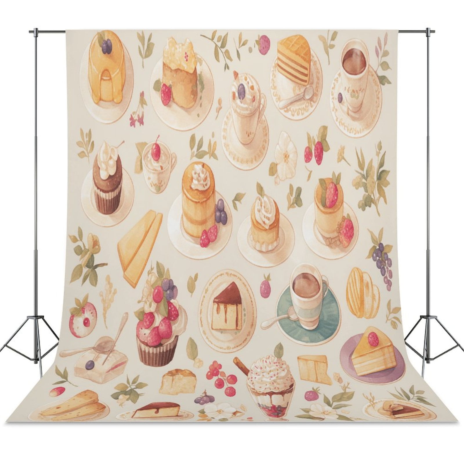 Cartoon Cake Backdrop Background for Photography Photo Booth Backdrop ...