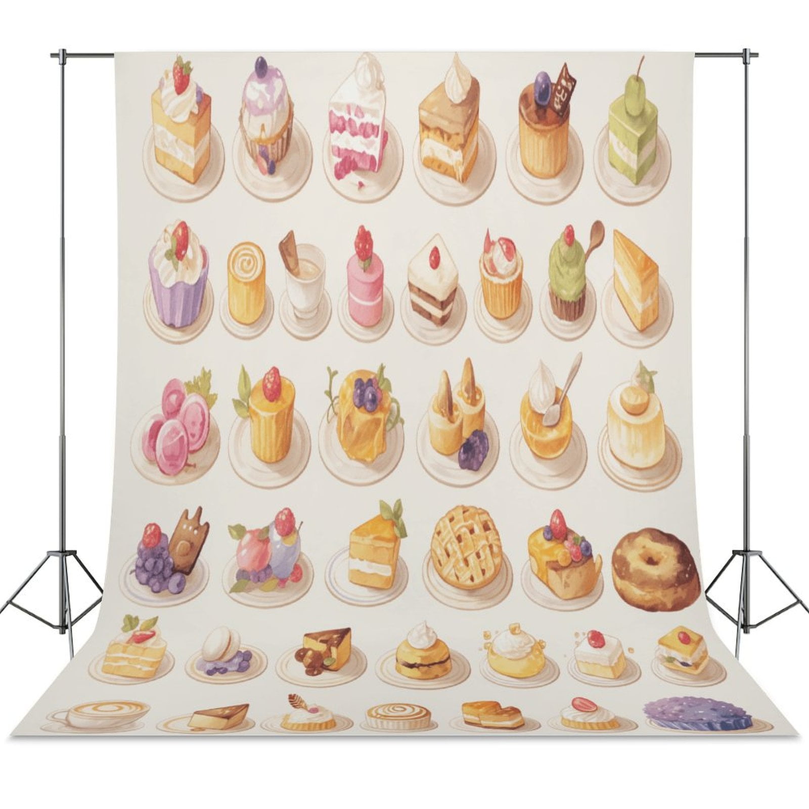 Cartoon Cake Backdrops for Photography Kids Adult Photo Booth Video ...