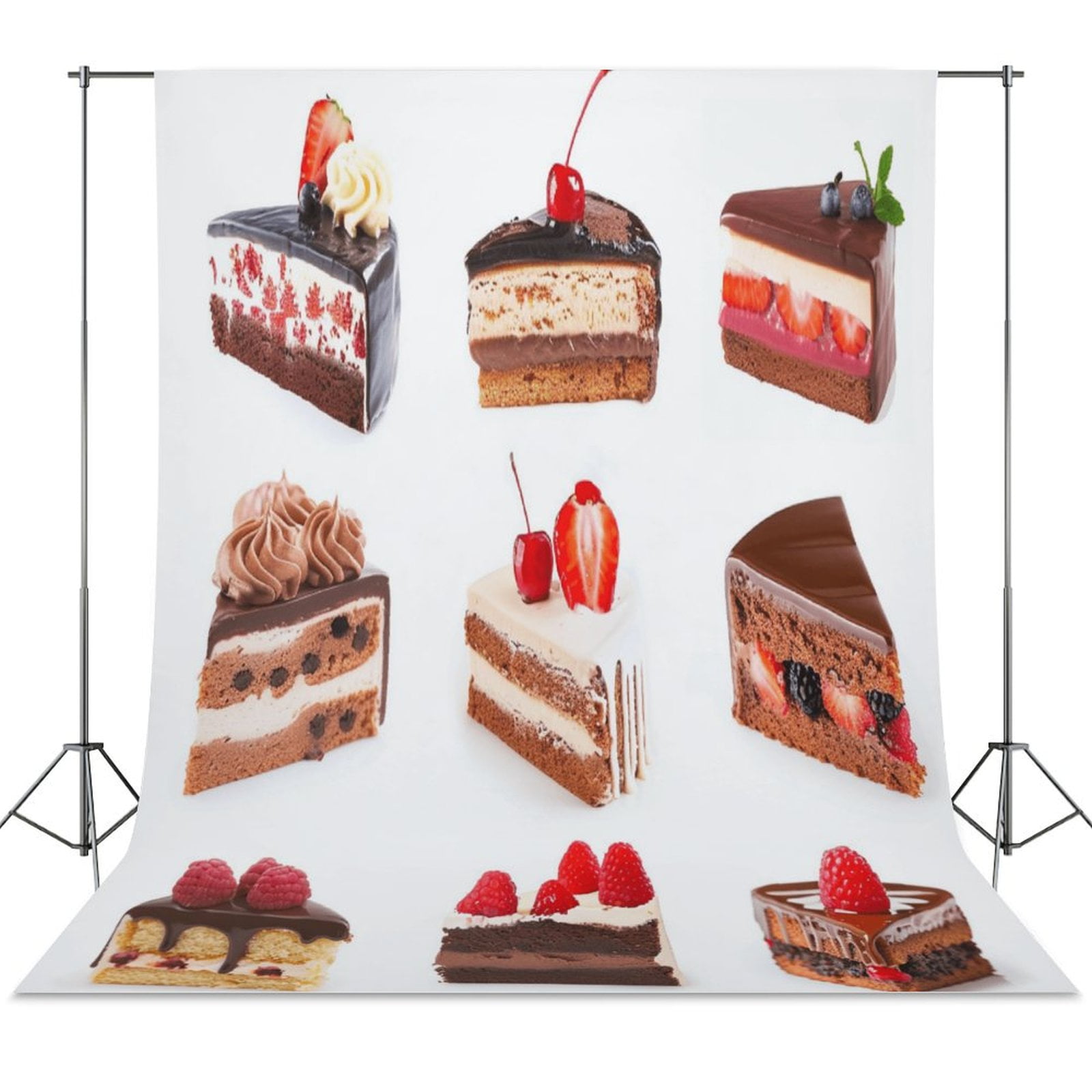 Cartoon Cake Backdrops for Photography Kids Adult Photo Booth Video ...