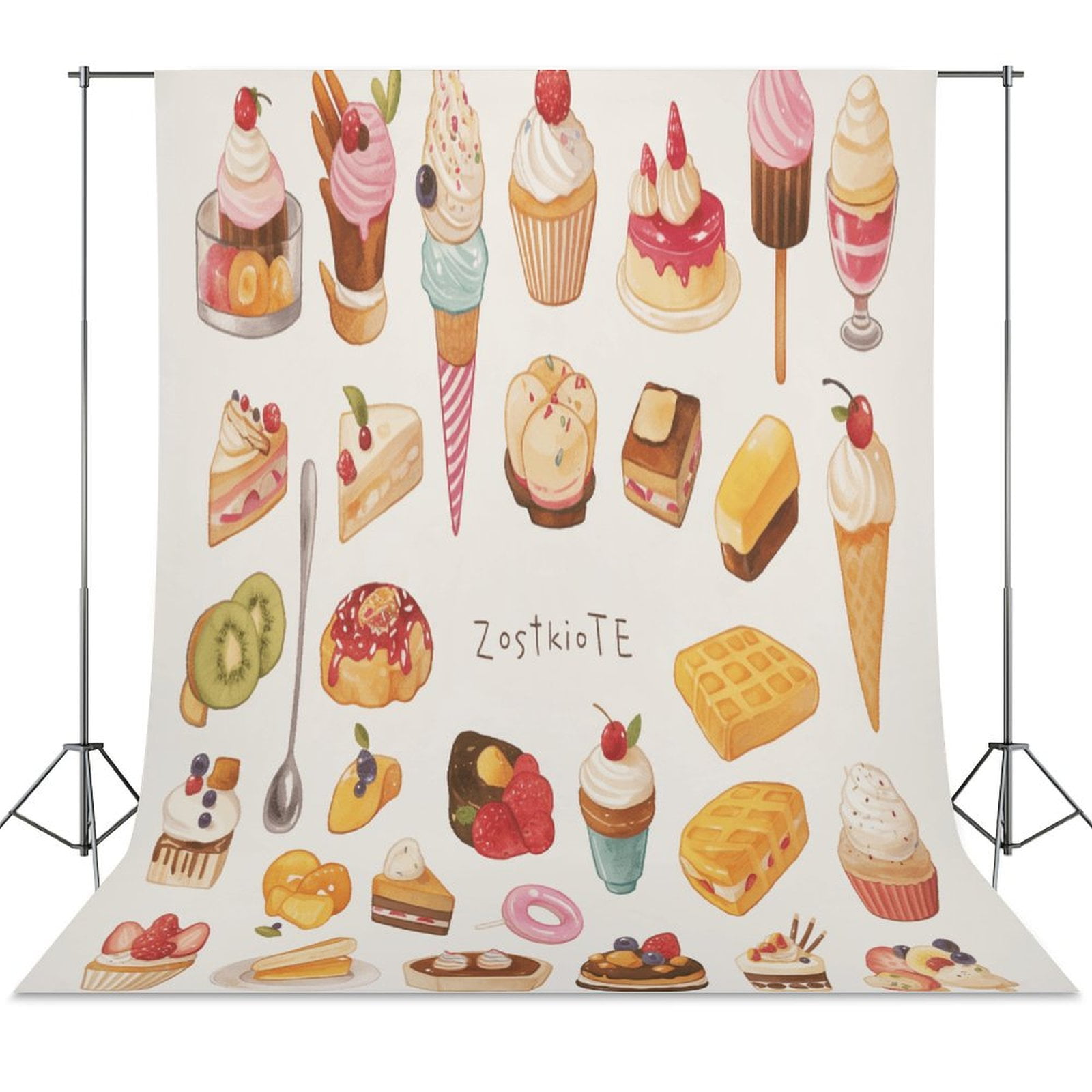 Cartoon Cake Backdrops for Photography Kids Adult Photo Booth Video ...